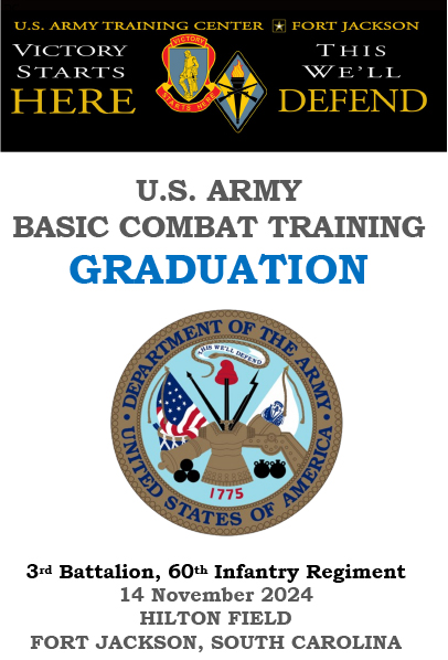 3-60 Graduation Program :: U.S. Army Fort Jackson