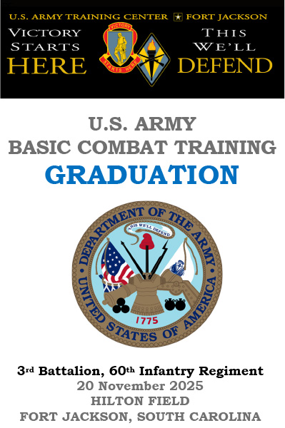 3-60 Graduation Program :: U.S. Army Fort Jackson