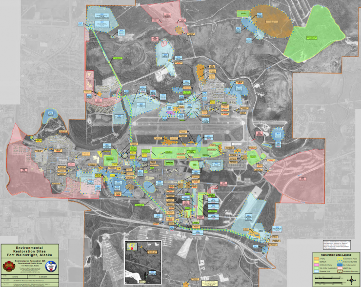 Restoration Site Map :: United States Army in Alaska